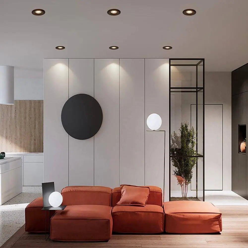 Cercle LED encastré moderne