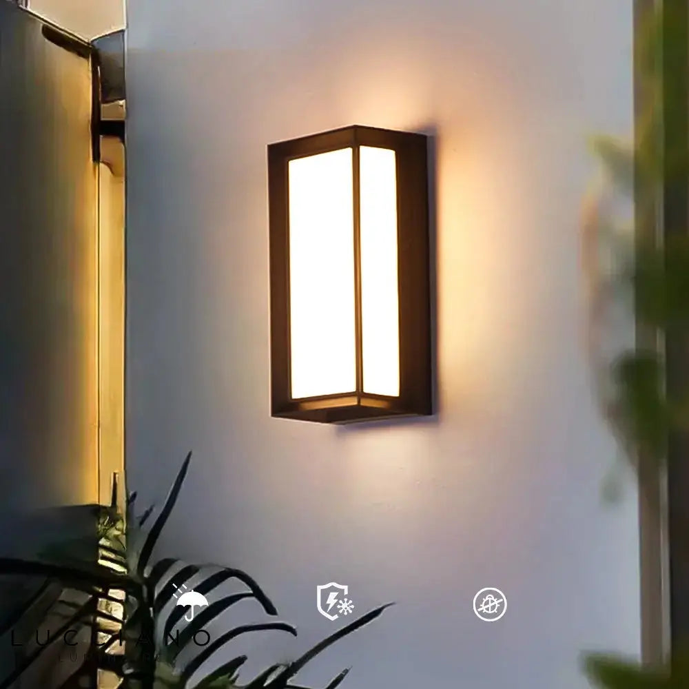 Exterior Wall Light Outdoor for Terrace | Lucciano Lighting