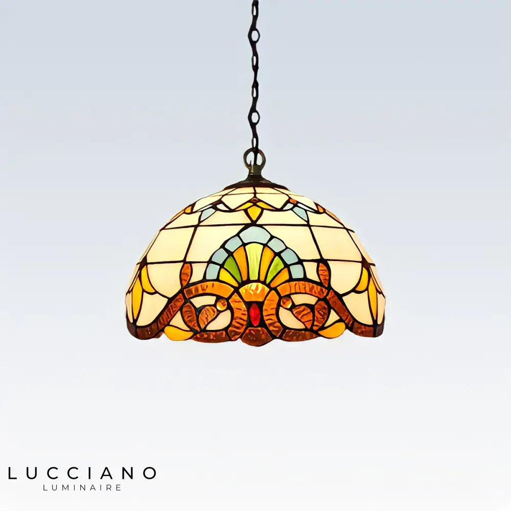Rivera vintage mother-of-pearl chandelier | Luciano lighting